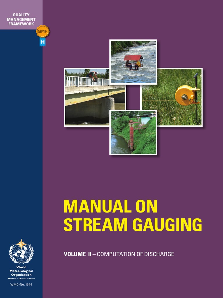 Manual On Stream Gauging: Quality Management Framework | PDF ...