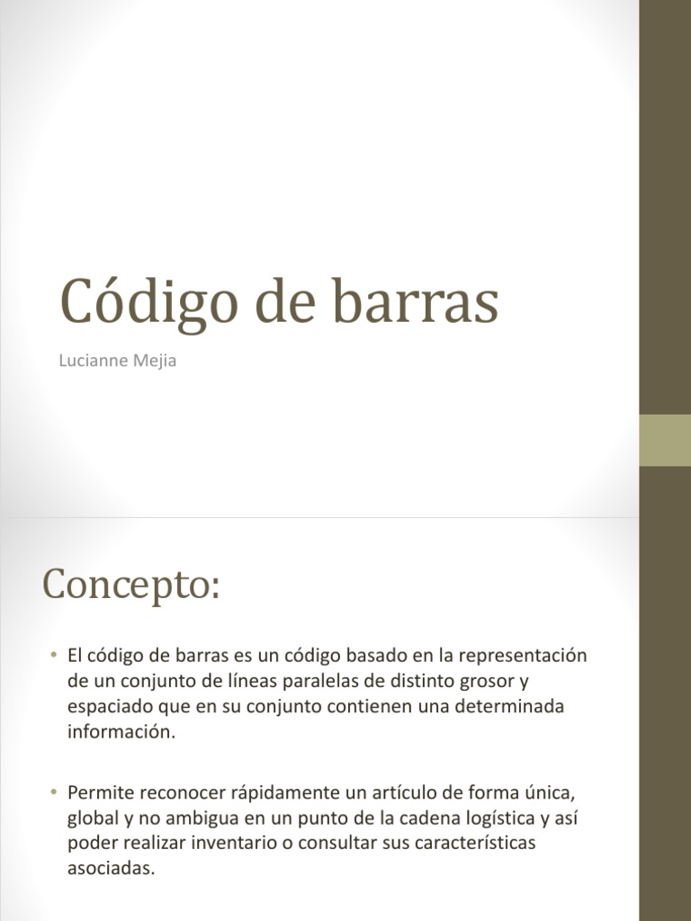Código de Barras | PDF