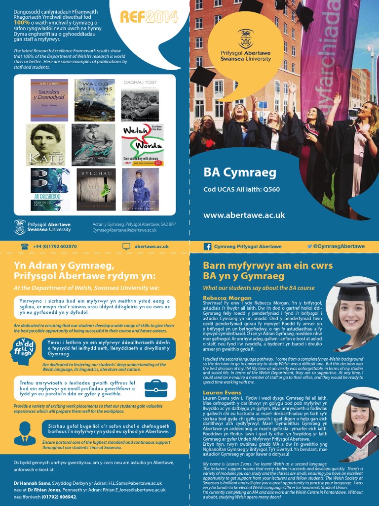BA Cymraeg / Welsh Booklet | PDF