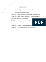Rules and Regulations Governing Hostel Administration | PDF | Punishments