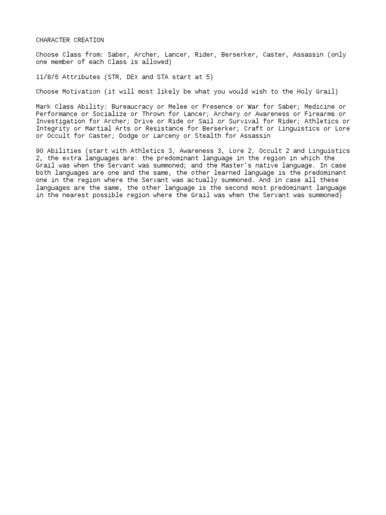 Fate | PDF