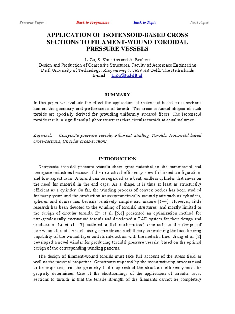 Isotensoid Formulation | PDF | Stress (Mechanics) | Volume