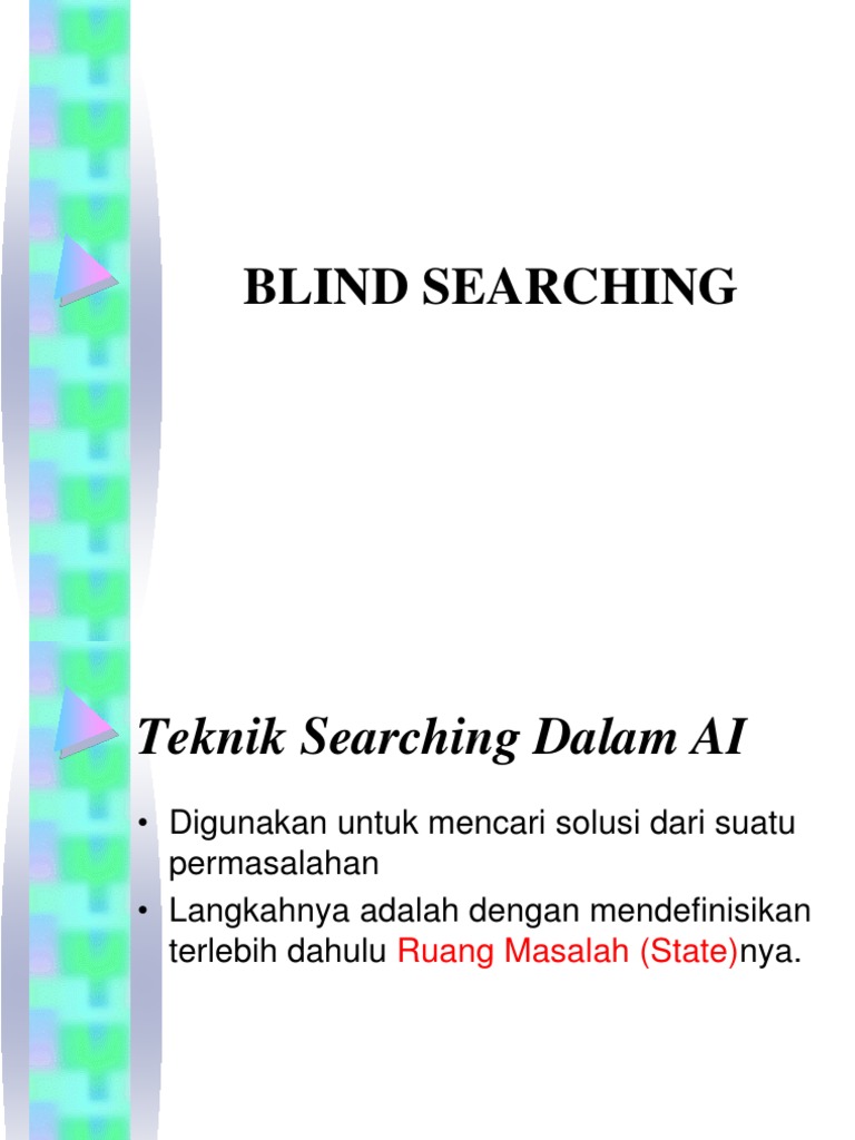 Teknik Blind Search dalam AI | PDF