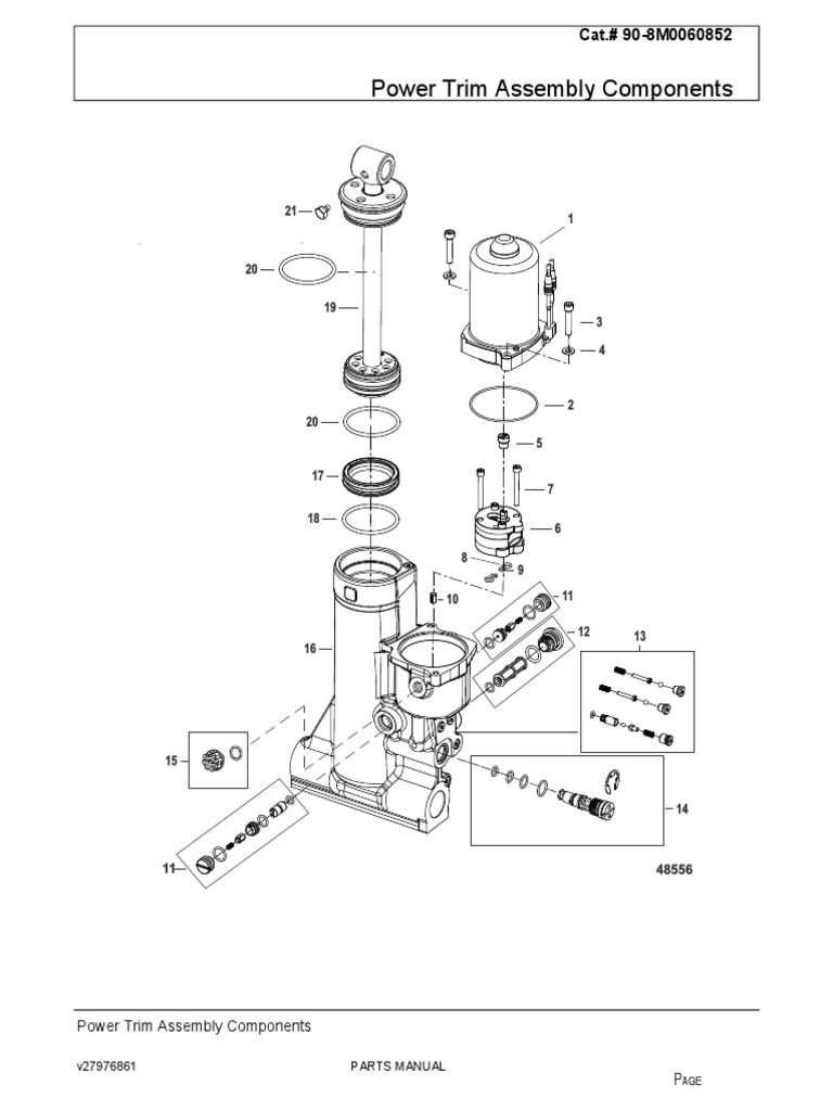 Power Trim Assembly Components | PDF | Vehicle Technology | Engine ...