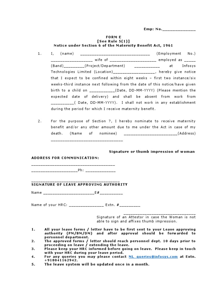 India Maternity Forms | PDF | Miscarriage | Pregnancy