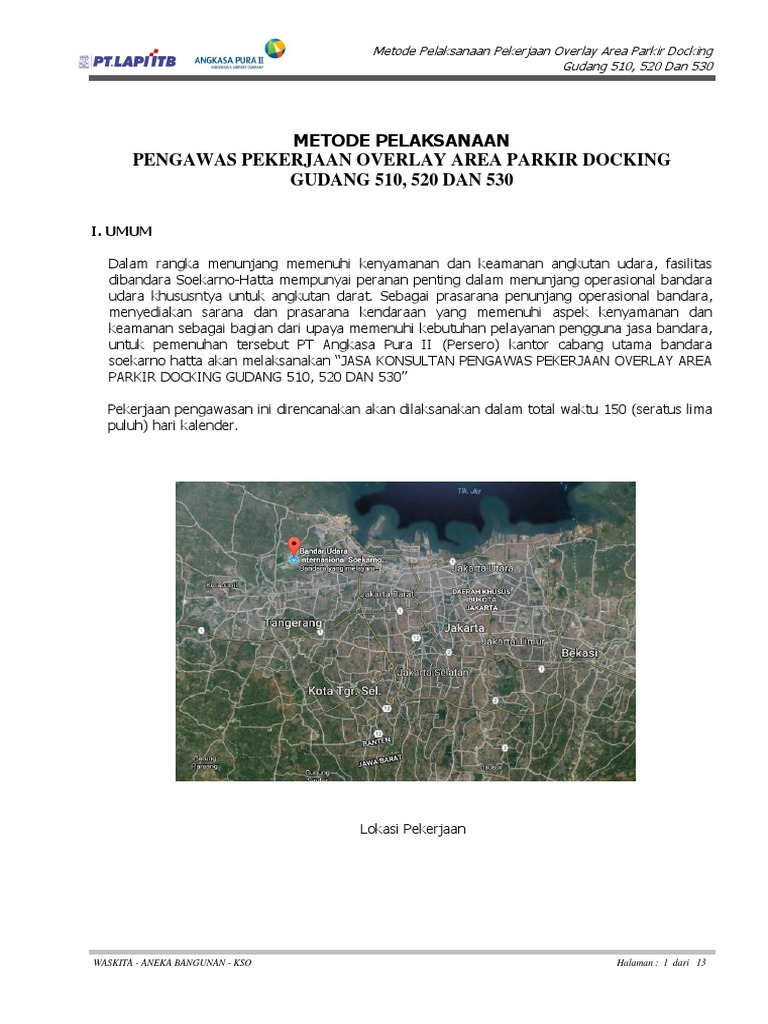 Metode Overlay Area Parkir Bandara | PDF
