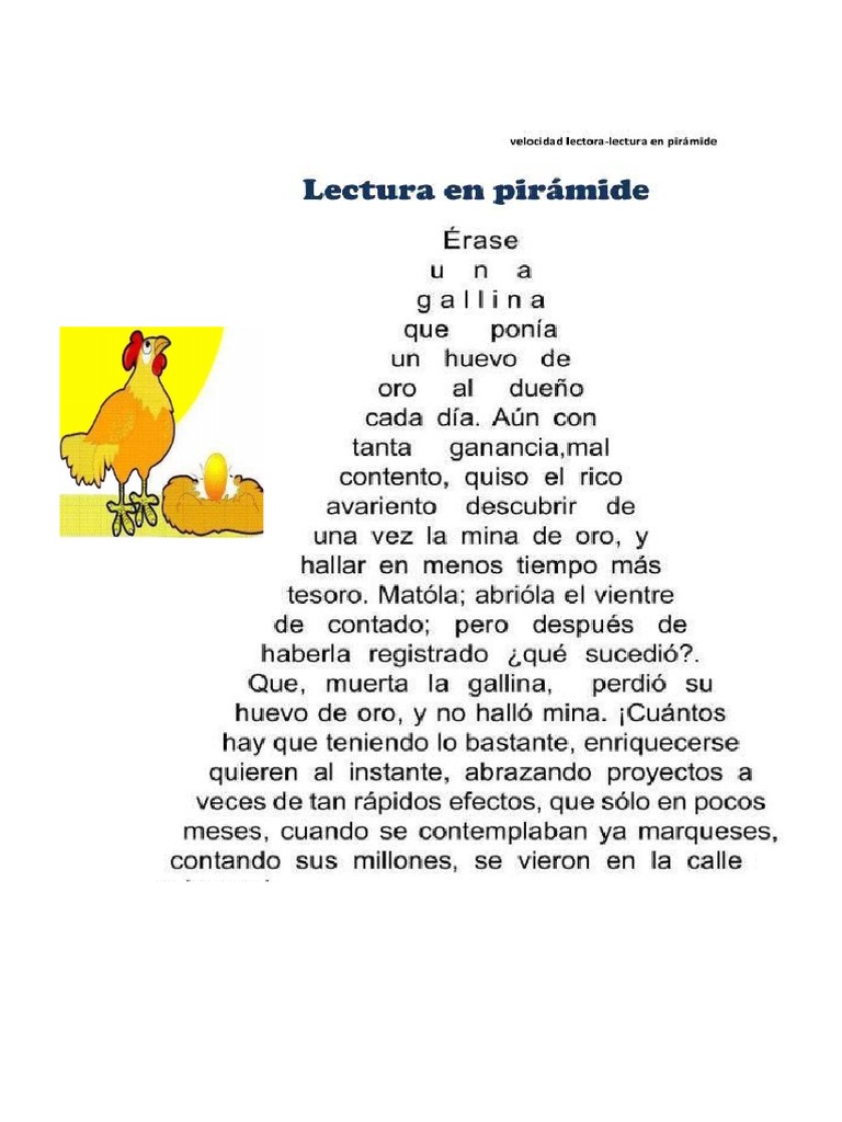 Lectura en Piramide