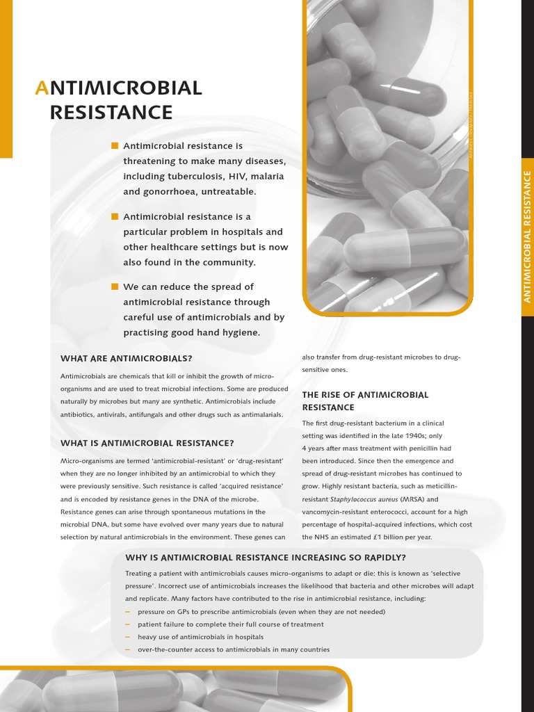 Anti Microbial Resistance | PDF | Antimicrobial Resistance | Antimicrobial