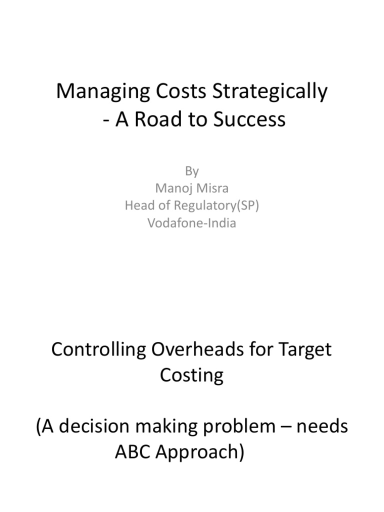 Vodafone Cost Control Strategies | PDF | Capital Expenditure | Depreciation
