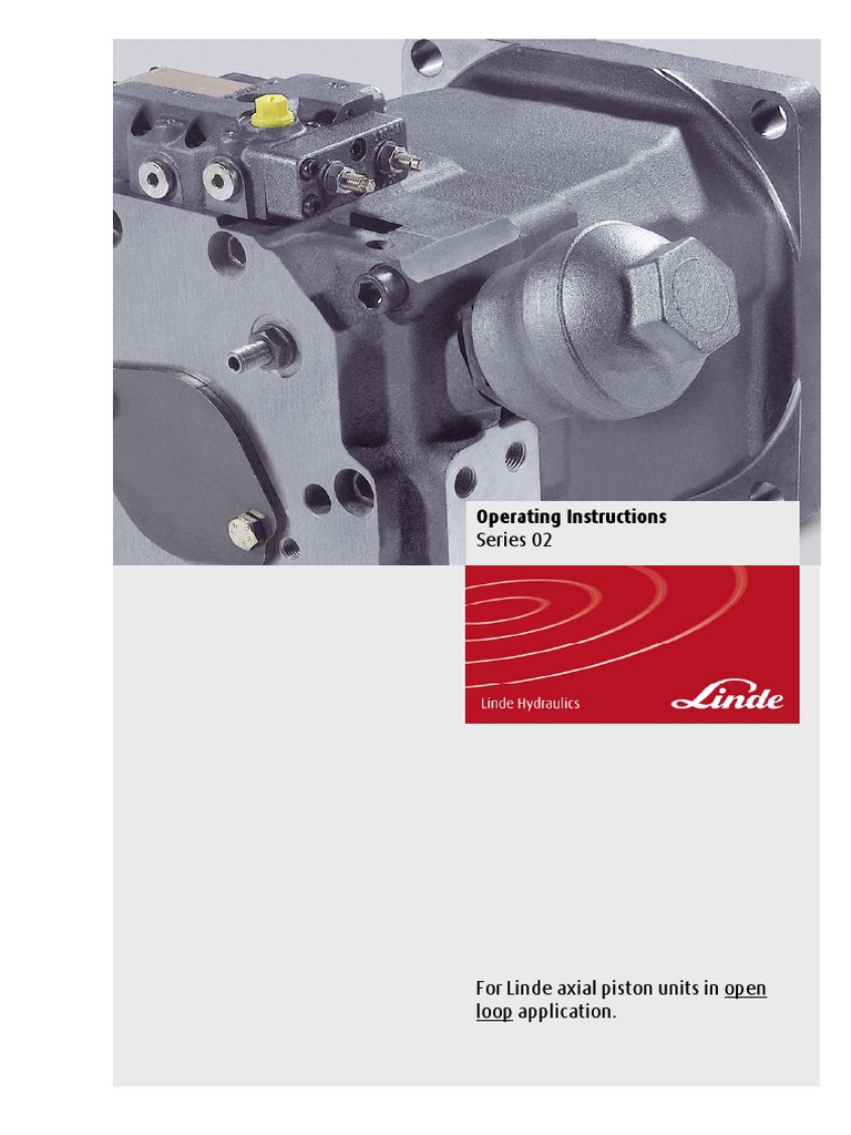Linde OperatingInstructions OpenLoop PDF | PDF | Pump | Valve