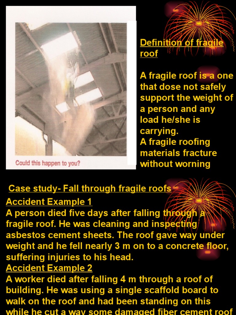 Fragile Roof Safety Guidelines | PDF | Roof | Asbestos