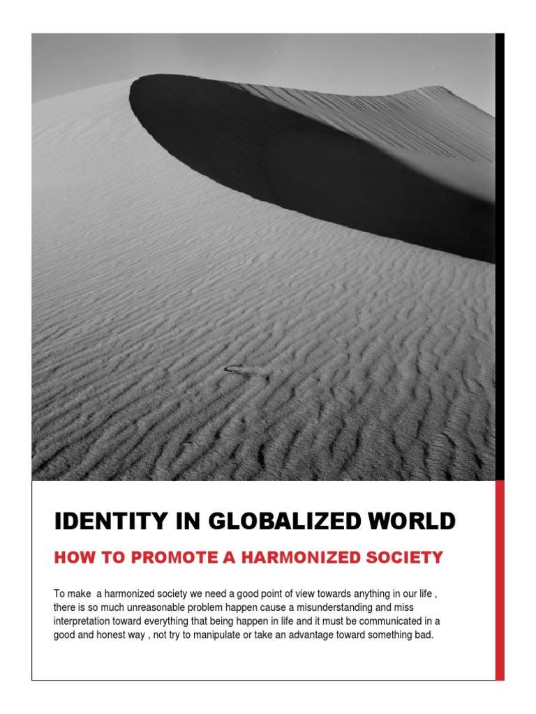 Identity in Globalized World | PDF | Peace | God In Islam