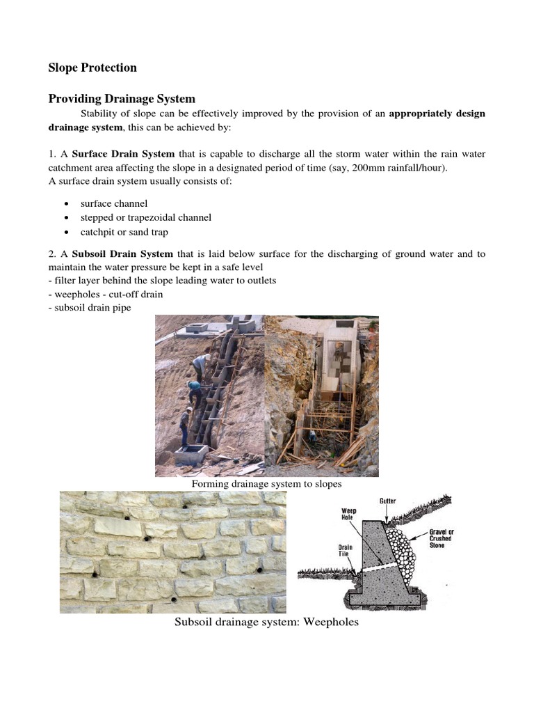 Slope Protection | Building Technology | Materials