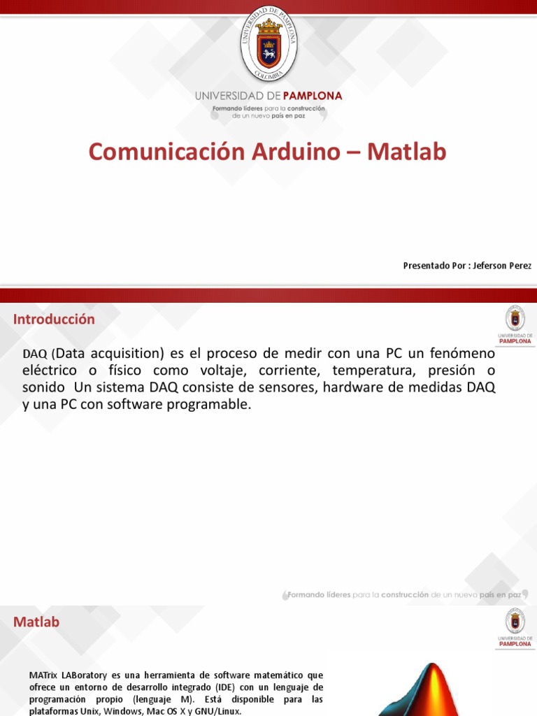 Comunicacion Arduino Matlab Pdf Arduino Matlab