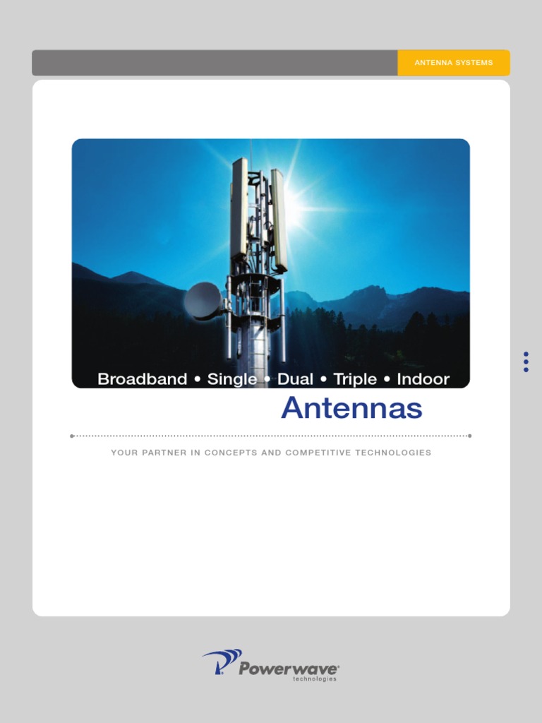 Allgon Antennas PDF | PDF | Antenna (Radio) | Radio