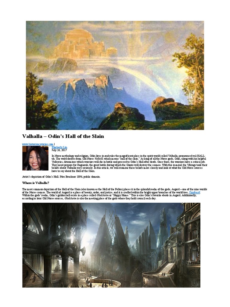 Valhalla - Odin's Hall of The Slain | PDF | Norse Mythology | Norse ...