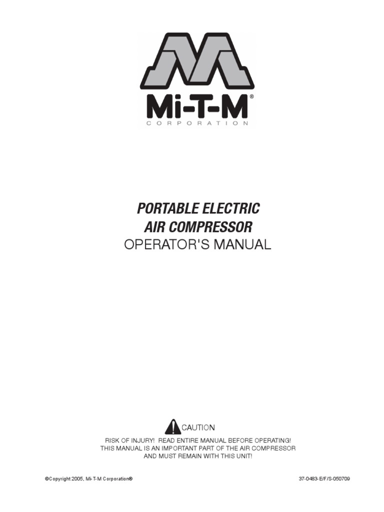 Portable Electric Air Compressors | PDF | Electrical Connector | Valve