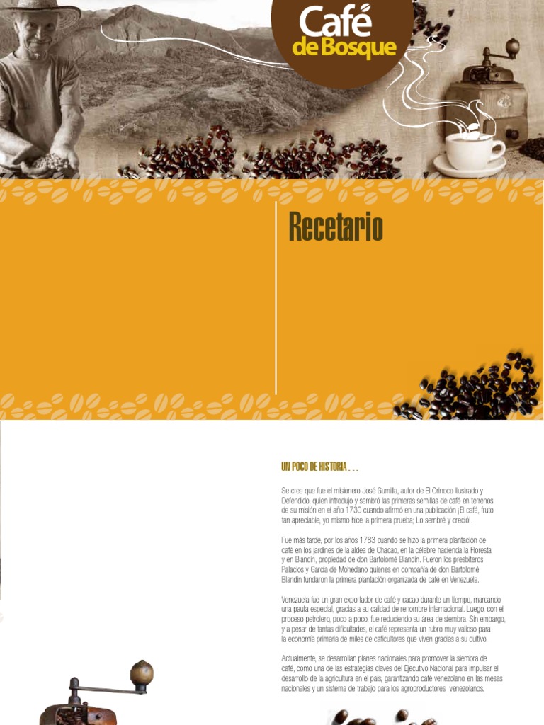 Recetario de Cafe PDF | PDF | Cocina, comidas y vino