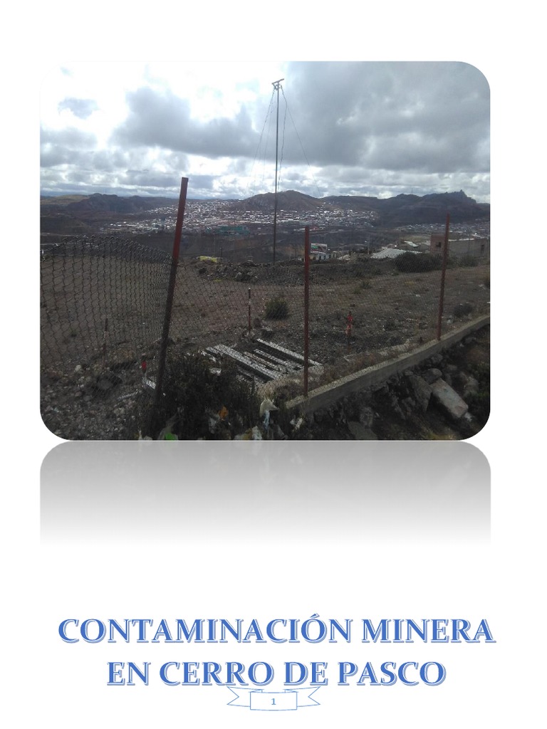 Contaminacion Minera en Cerro de Pasco | PDF | Minería | La ...