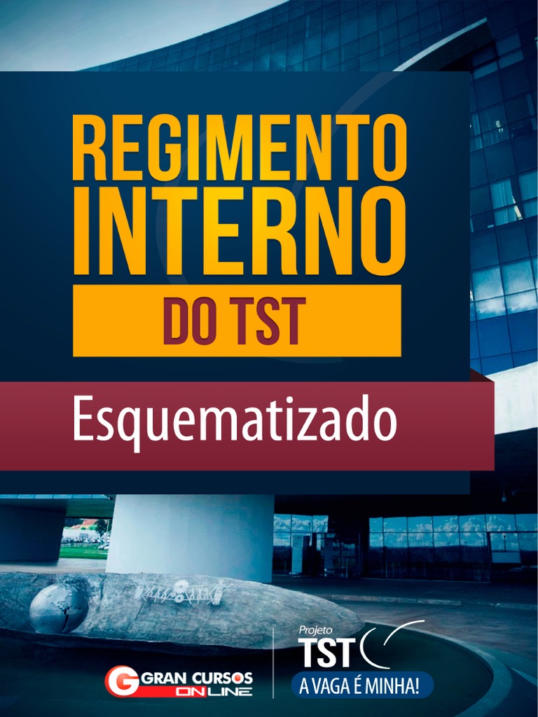 #Regimento Interno - TST ESQUEMATIZADO PDF | PDF | Judiciários ...