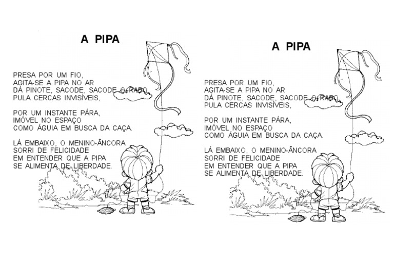 Poema Infantil sobre Pipas e Liberdade | PDF