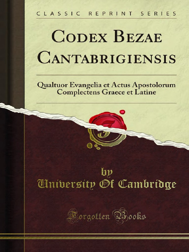 Codex Bezae Cantabrigiensis | PDF | Codex | Manuscript
