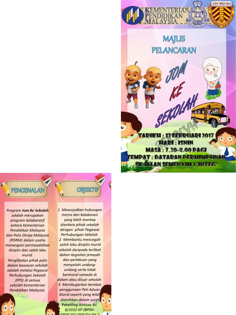 Buku Program Jom Ke Sekolah | PDF