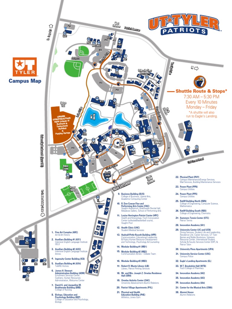 Campus Map Printable | PDF | Academia | Science And Technology