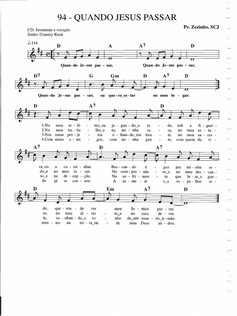 Luigi Quando Jesus Passar PDF | PDF