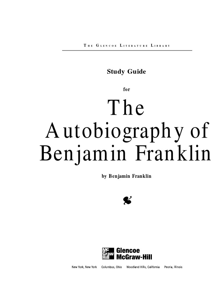 Autobiography of Benjamin Franklin PDF | PDF