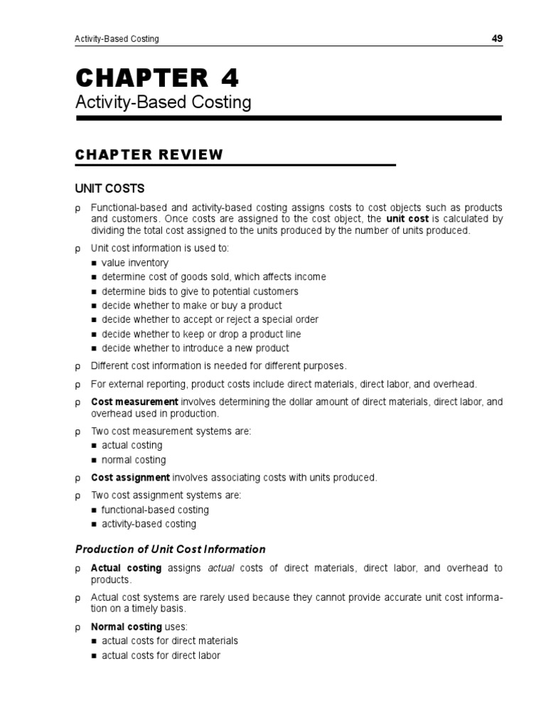 ABC Summary | PDF | Cost | Cost Of Goods Sold