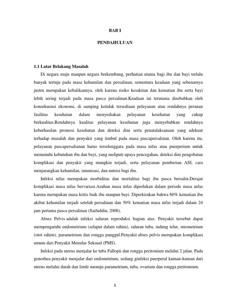 Abses Pelvis pada Ibu Nifas | PDF | Sains & Matematika
