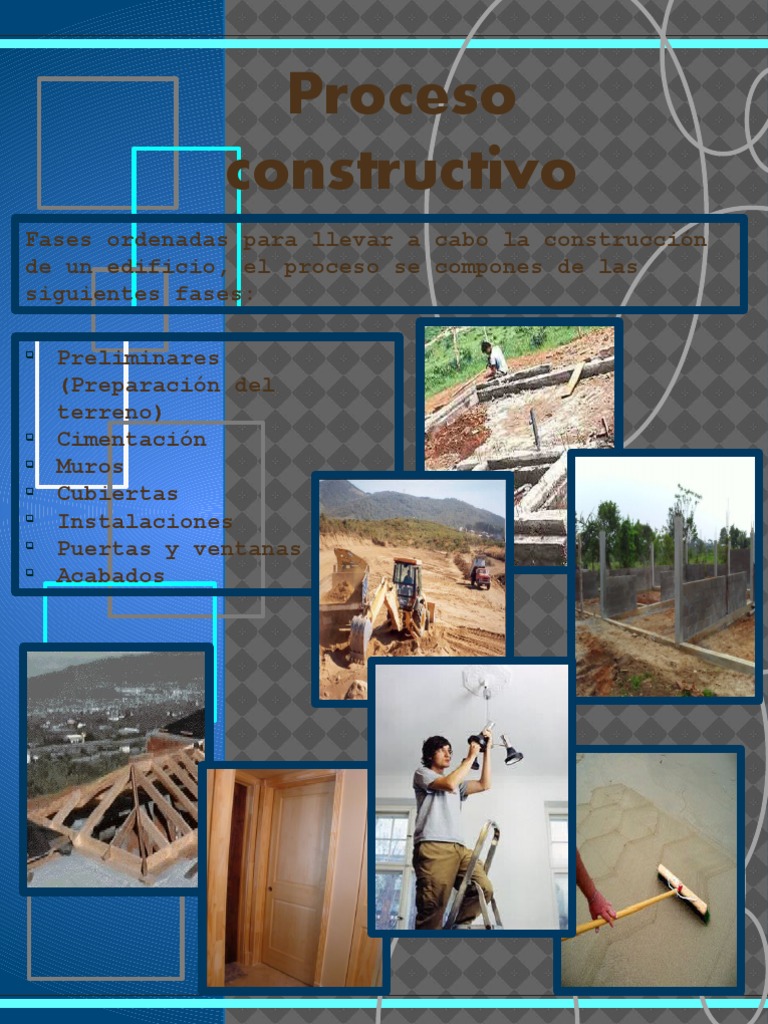 Proceso Constructivo de Una Casa | PDF | Fundación (Ingeniería) | Pintar