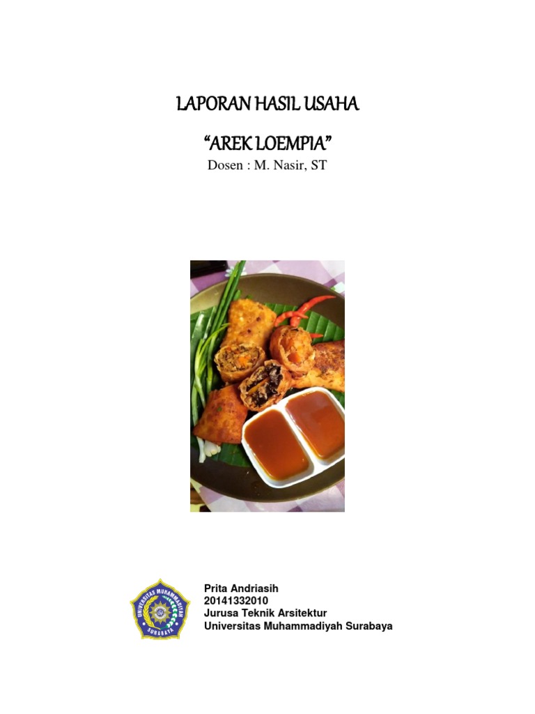 Proposal Usaha Makanan | PDF