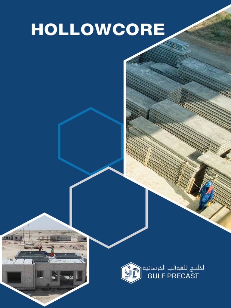 Gulf Precast Hollowcore Brochure | PDF | Precast Concrete | Prestressed ...