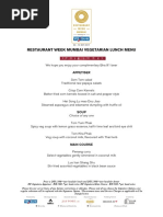TDH Menu Oct 23B | PDF | Indian Cuisine | Food And Drink Preparation