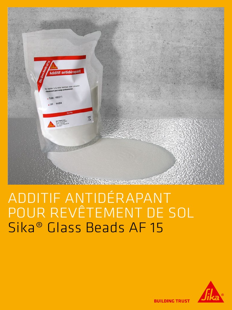 FR Brochure Sika Glass Beads | PDF