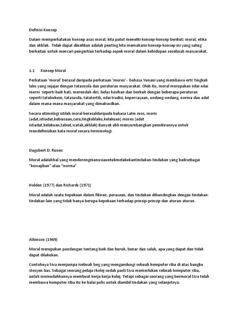 Definisi Konsep | PDF