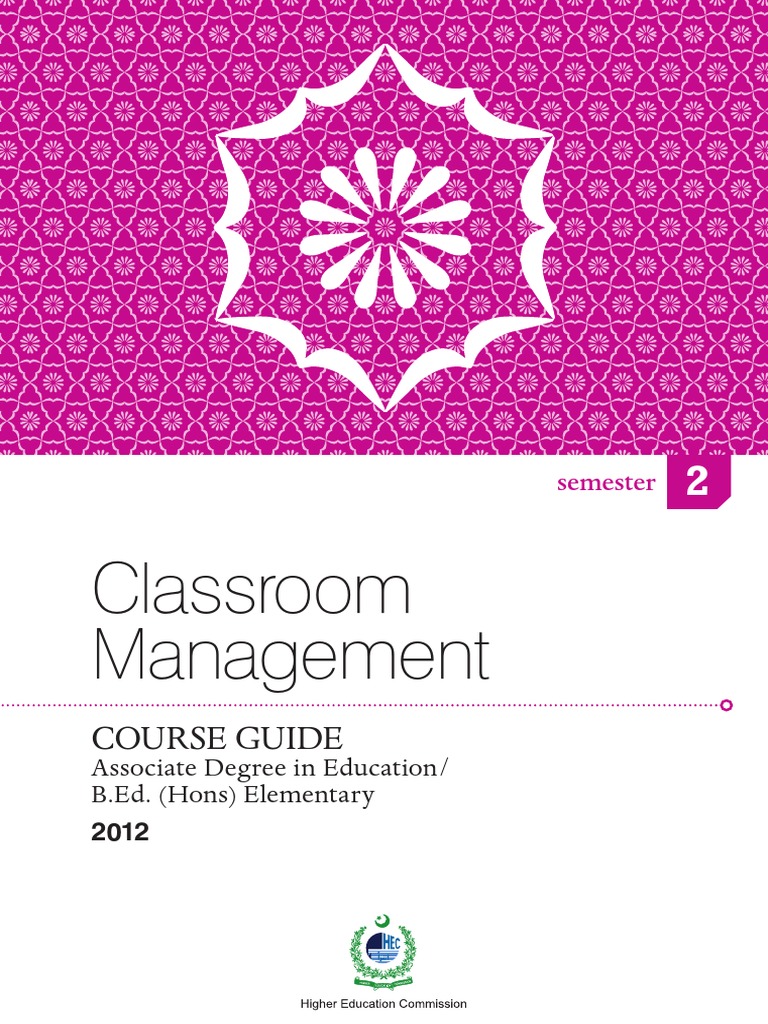 Classroom Management: Course Guide | PDF | Classroom Management ...