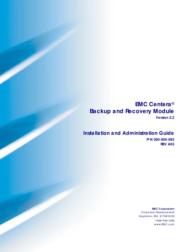 Emc-Centera Installation Guide | PDF | Backup | Operating System