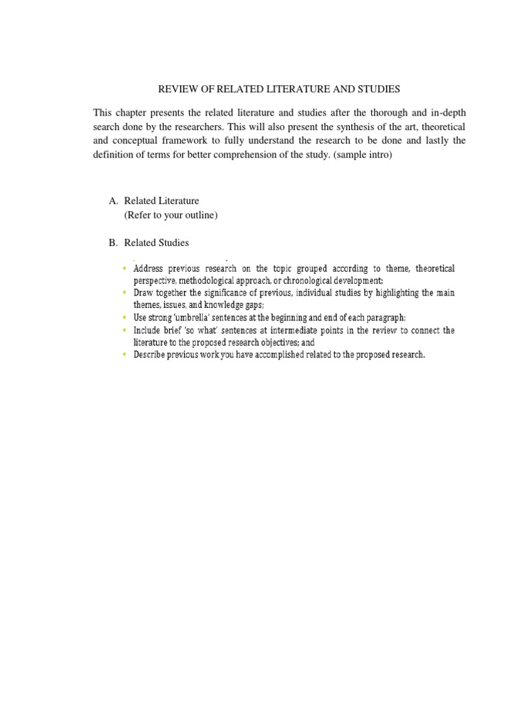 Review of Related Literature and Studies | PDF | Cognitive Science ...