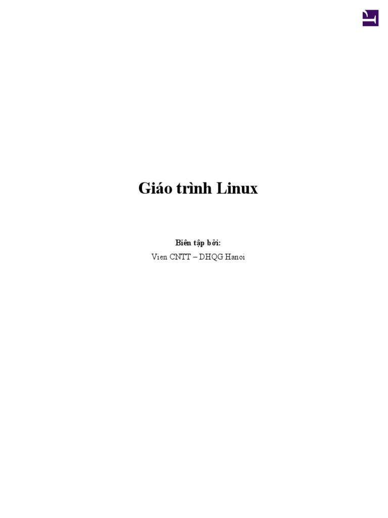 Giáo trình Linux.pdf | PDF