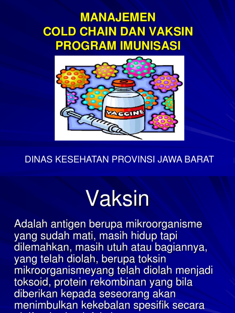 Management Cold Chain Dan Vaksin | PDF