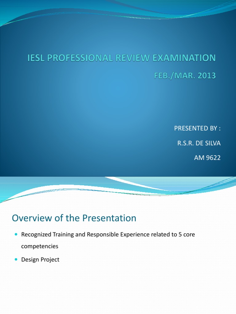 IESL Charter Presentation | PDF | Foundation (Engineering) | Beam ...