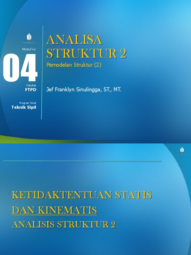 Analisa Struktur 2 