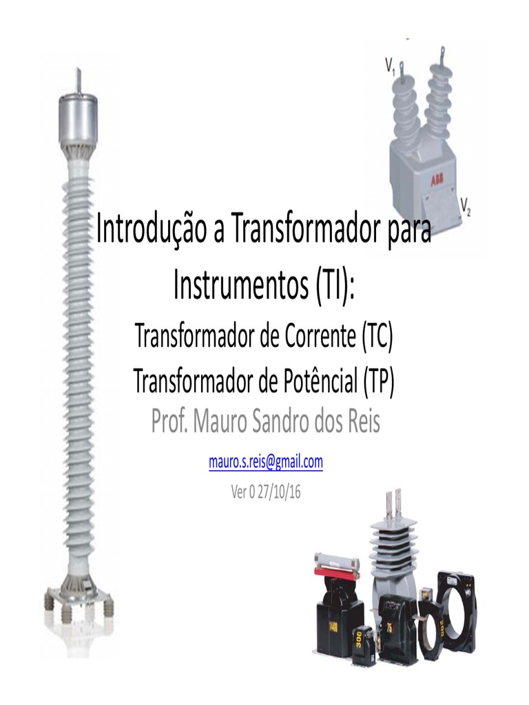 Introdução A Transformadores de Instrumentos | PDF | Transformador ...
