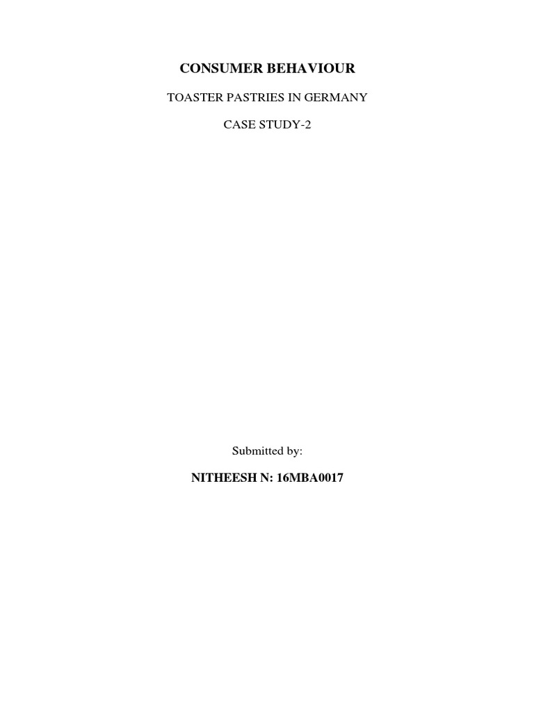 Consumer Behaviour Case Presentation | PDF | Brand | Advertising