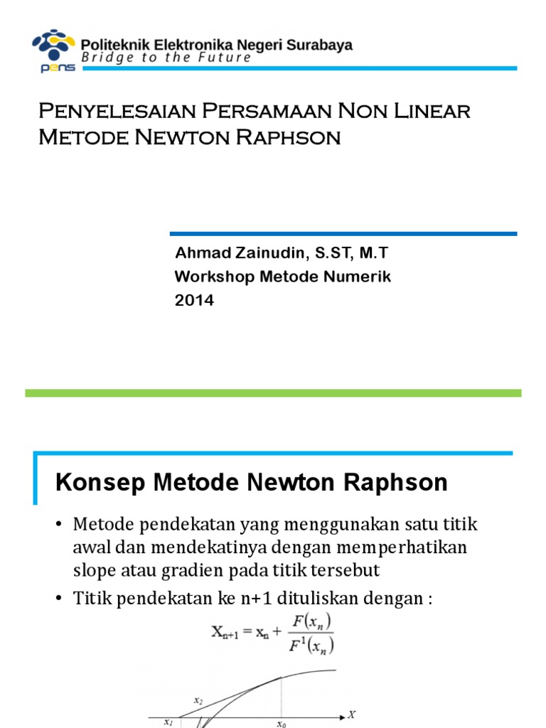 Solving Nonlinear Equations Using the Newton-Raphson Method | PDF