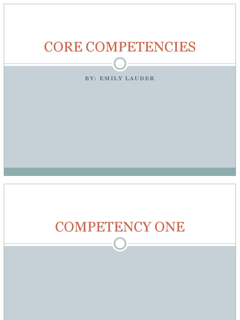 Core Competencies in Social Work Practice | PDF | Competence (Human ...