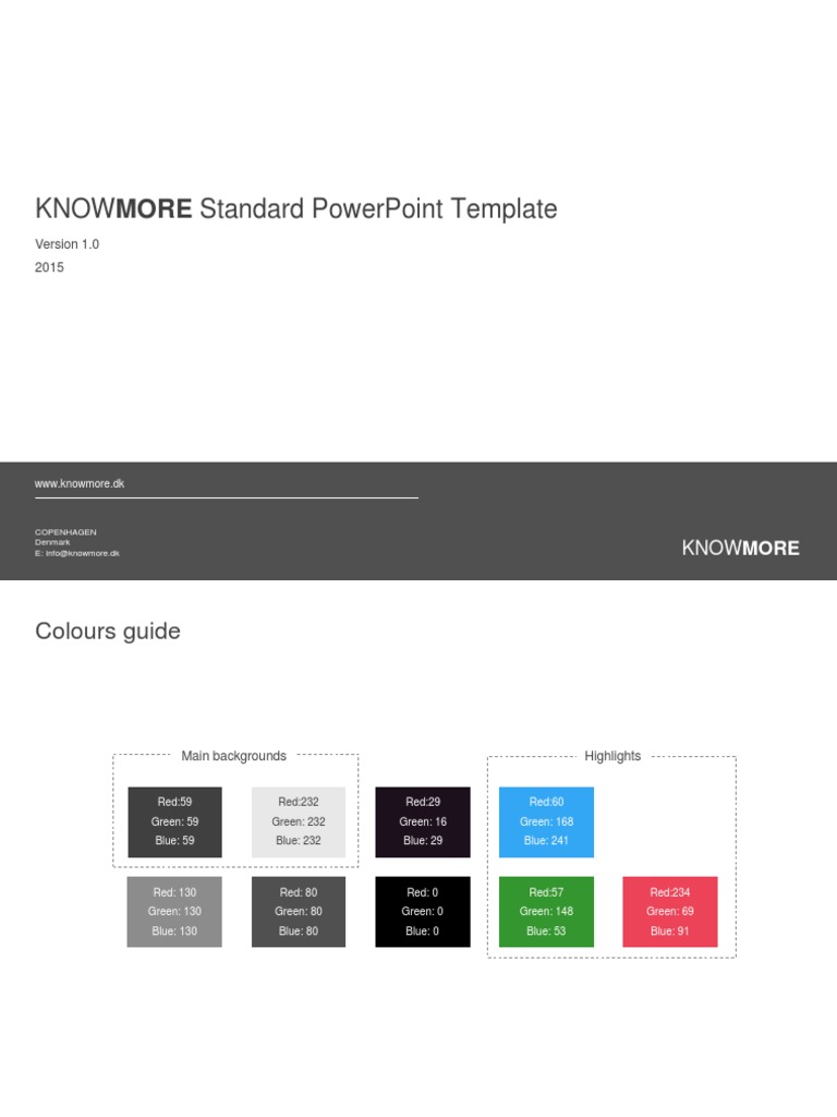 Knowmore Standard Powerpoint Template | Download Free PDF | Teaching ...